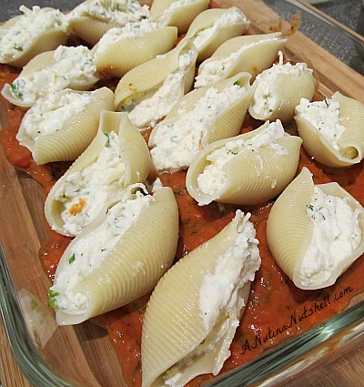 Classic Stuffed Shells with Classico Sauce - Eat Move Make