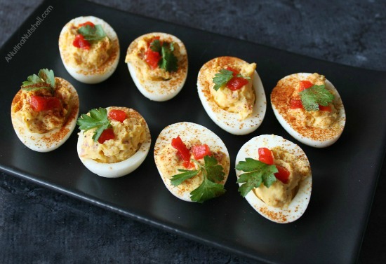 Deviled Eggs with Ham - Eat Move Make